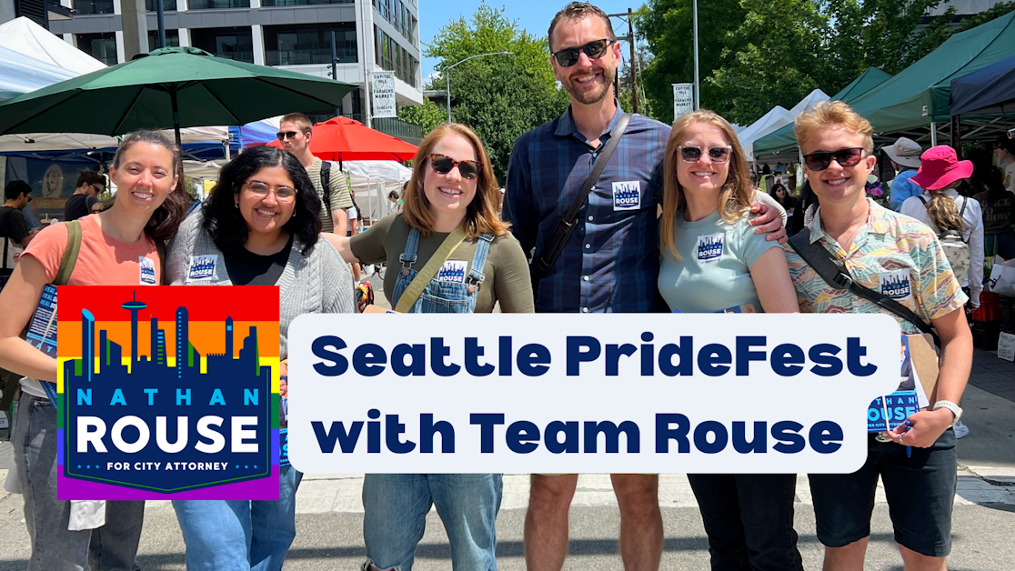 Voucher Gathering at Seattle PrideFest with Team Rouse · Mobilize